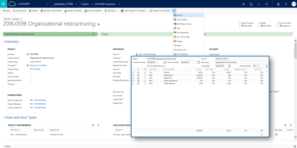 Unit4 PSA Suite - Avis, notes, prix et abonnements - Capterra France 2025