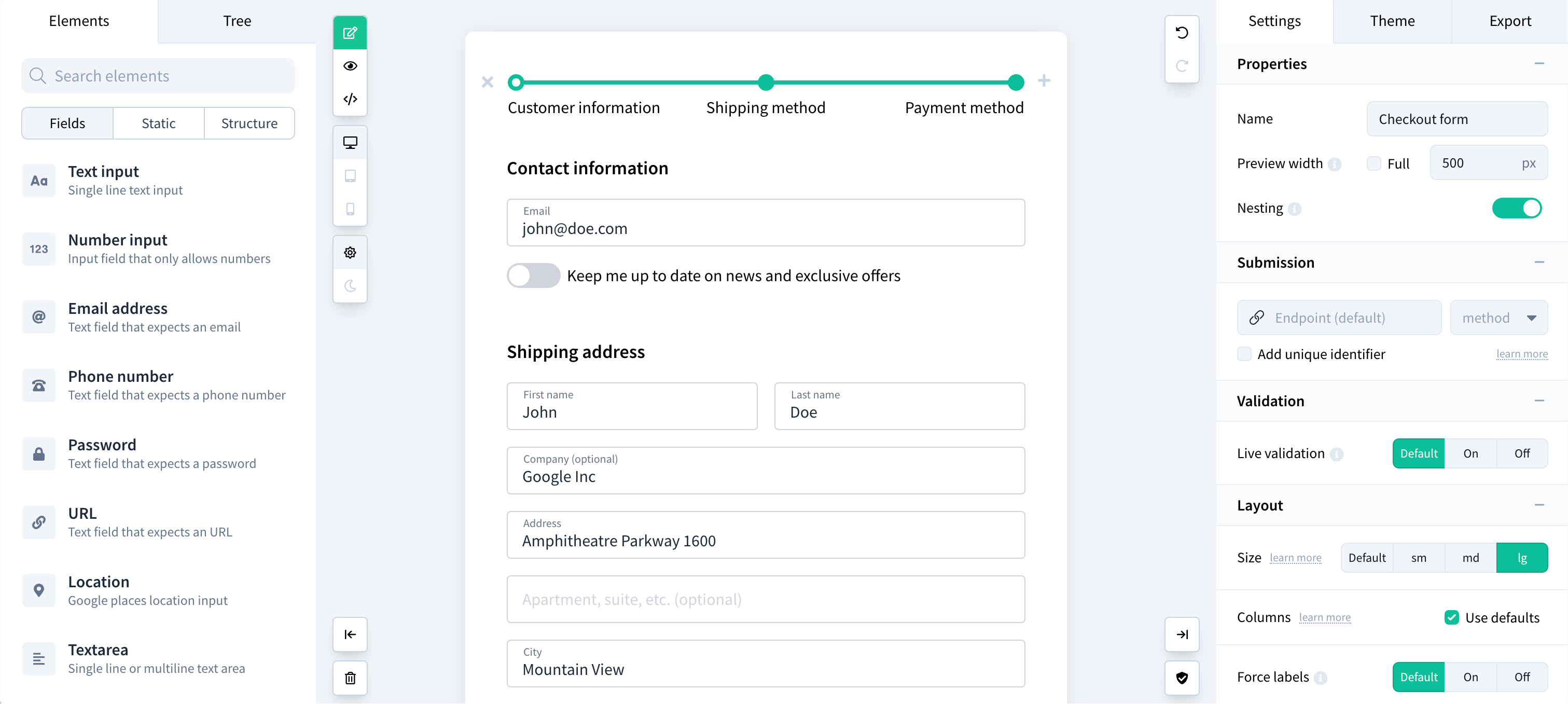 Vueform Builder Software - 2025 Reviews, Pricing & Demo