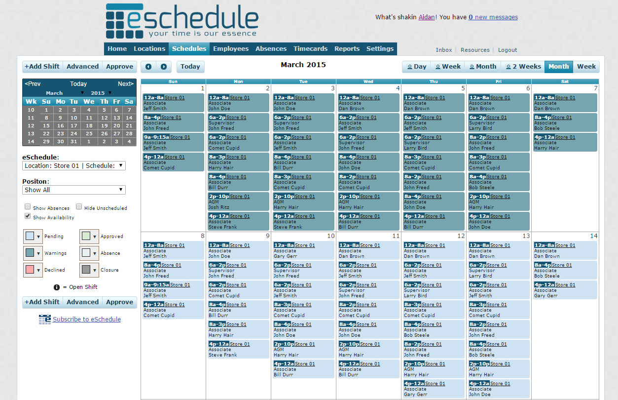 eSchedule Software - 2025 Reviews, Pricing & Demo