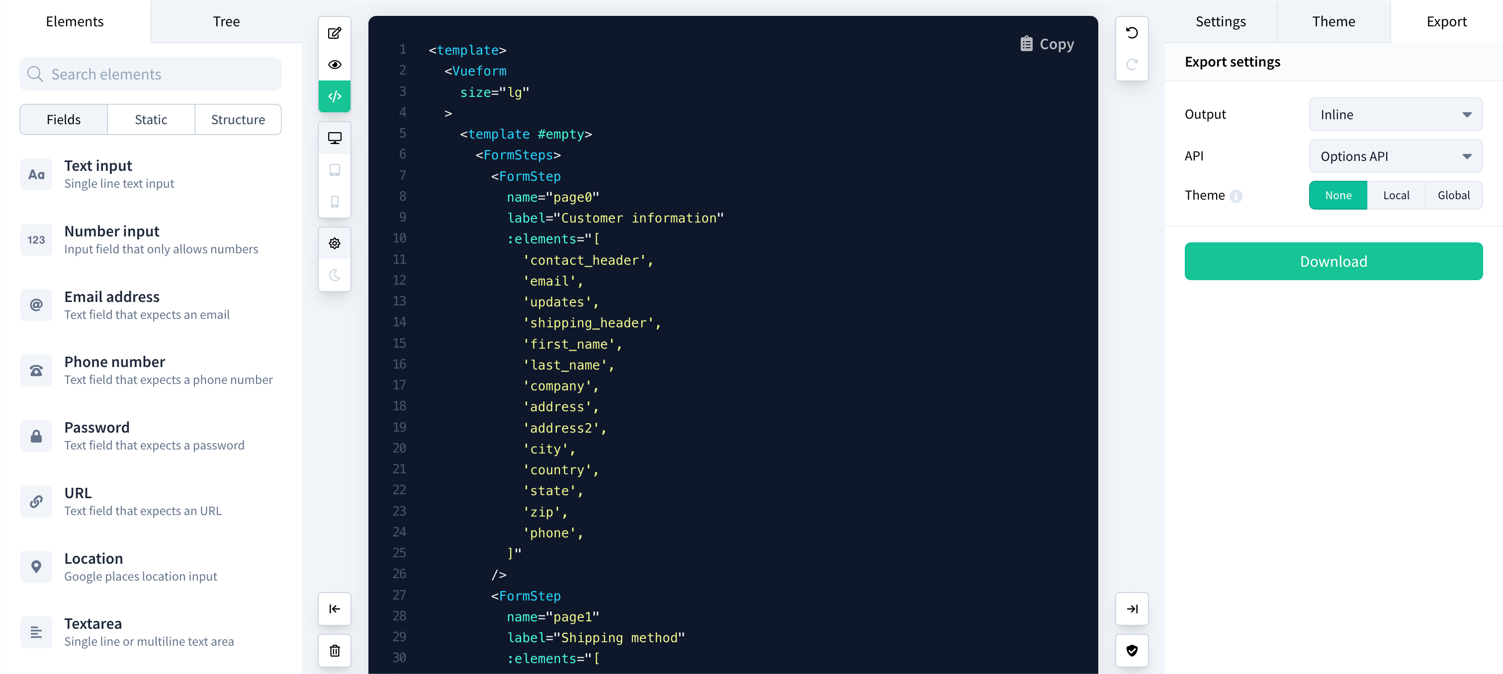 Vueform Builder Software Reviews, Demo & Pricing - 2024