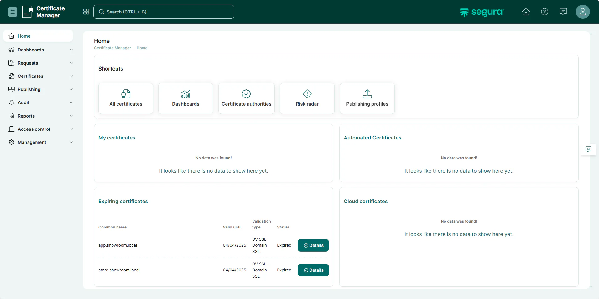 Segura Certificate Manager Pricing, Reviews & Features - Capterra ...