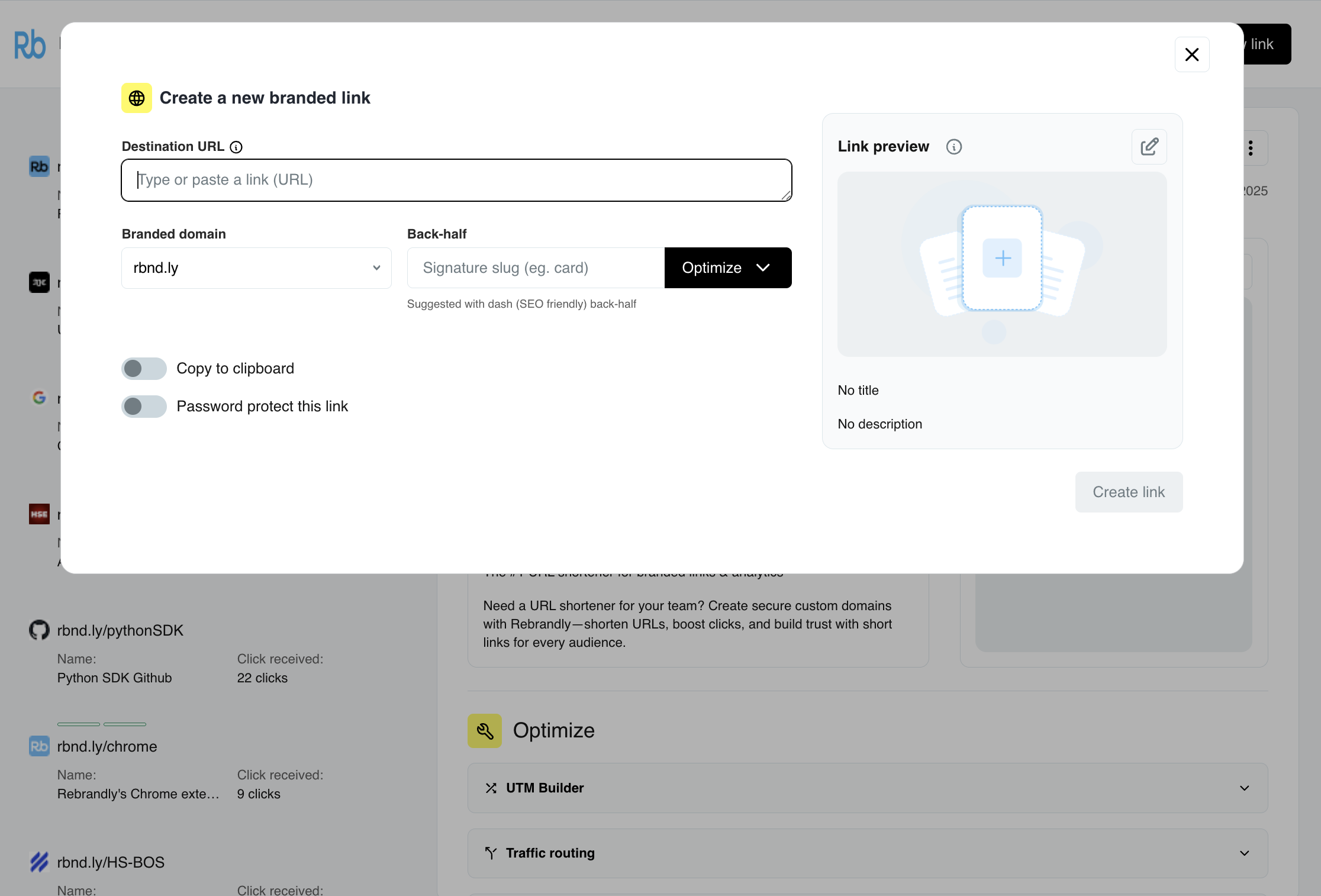 Rebrandly - Opiniones, precios y características - Capterra España 2025