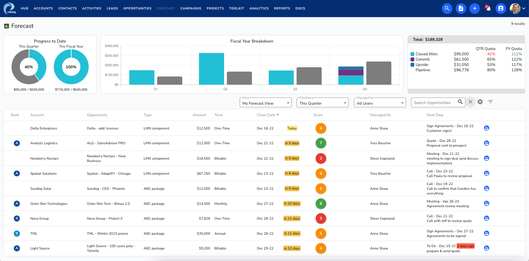Rolldog Software - 2022 Reviews, Pricing & Demo