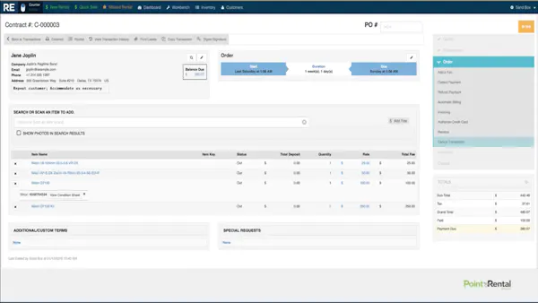 Point of Rental Software Reviews, Demo & Pricing - 2021