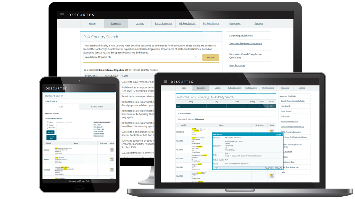 Descartes Denied Party Screening Pricing, Alternatives & More 2022 ...