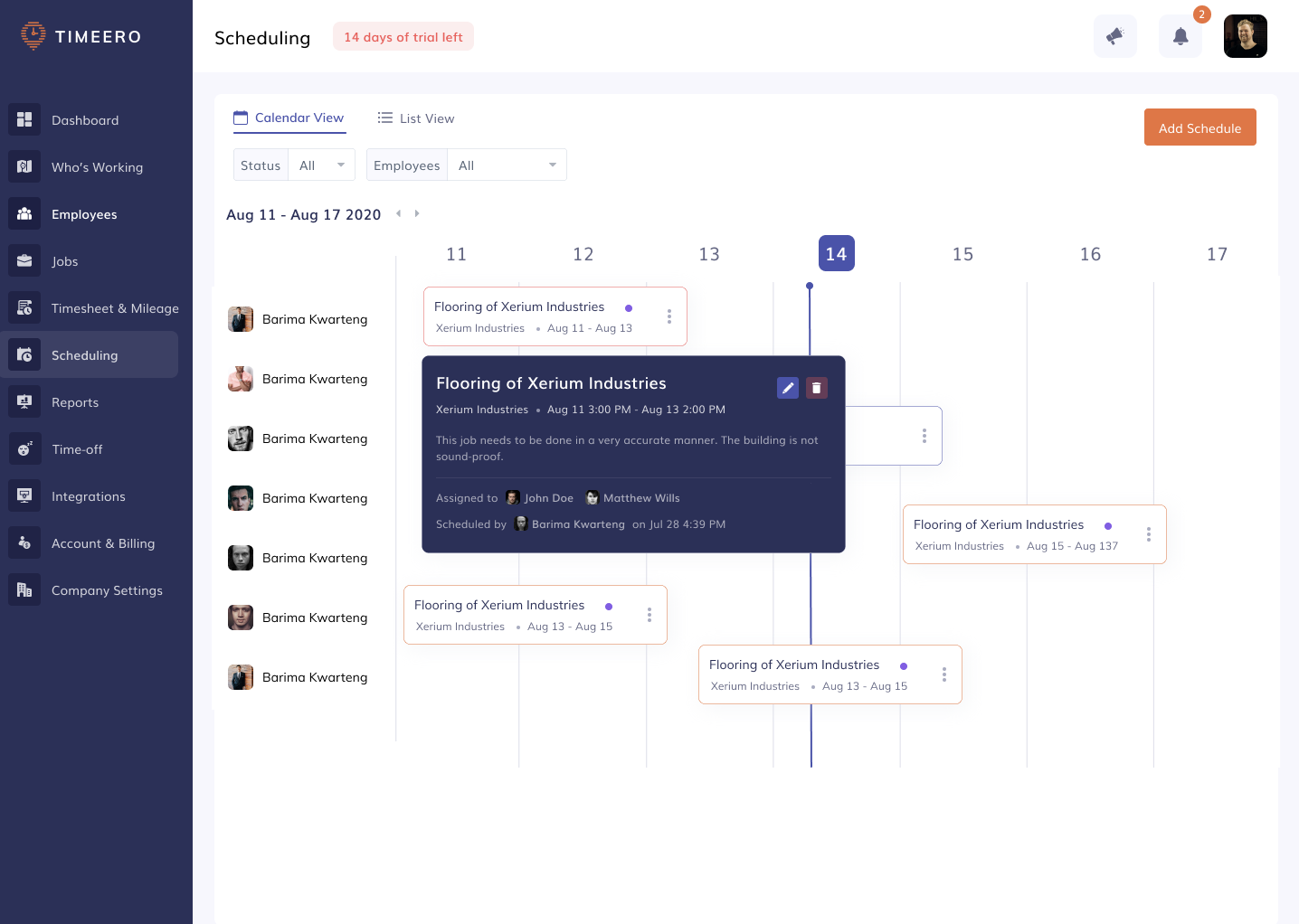 Timeero Software - 2025 Reviews, Pricing & Demo