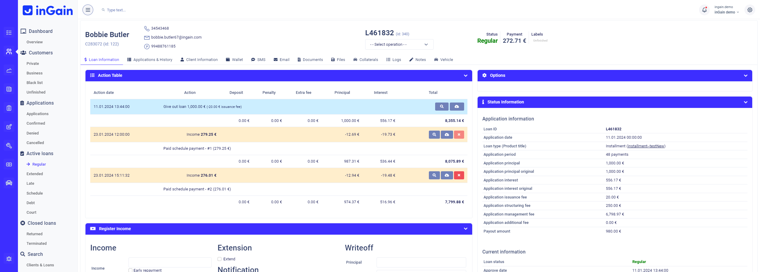 inGain SaaS Loan Management System Price, Reviews & Ratings | GetApp ...