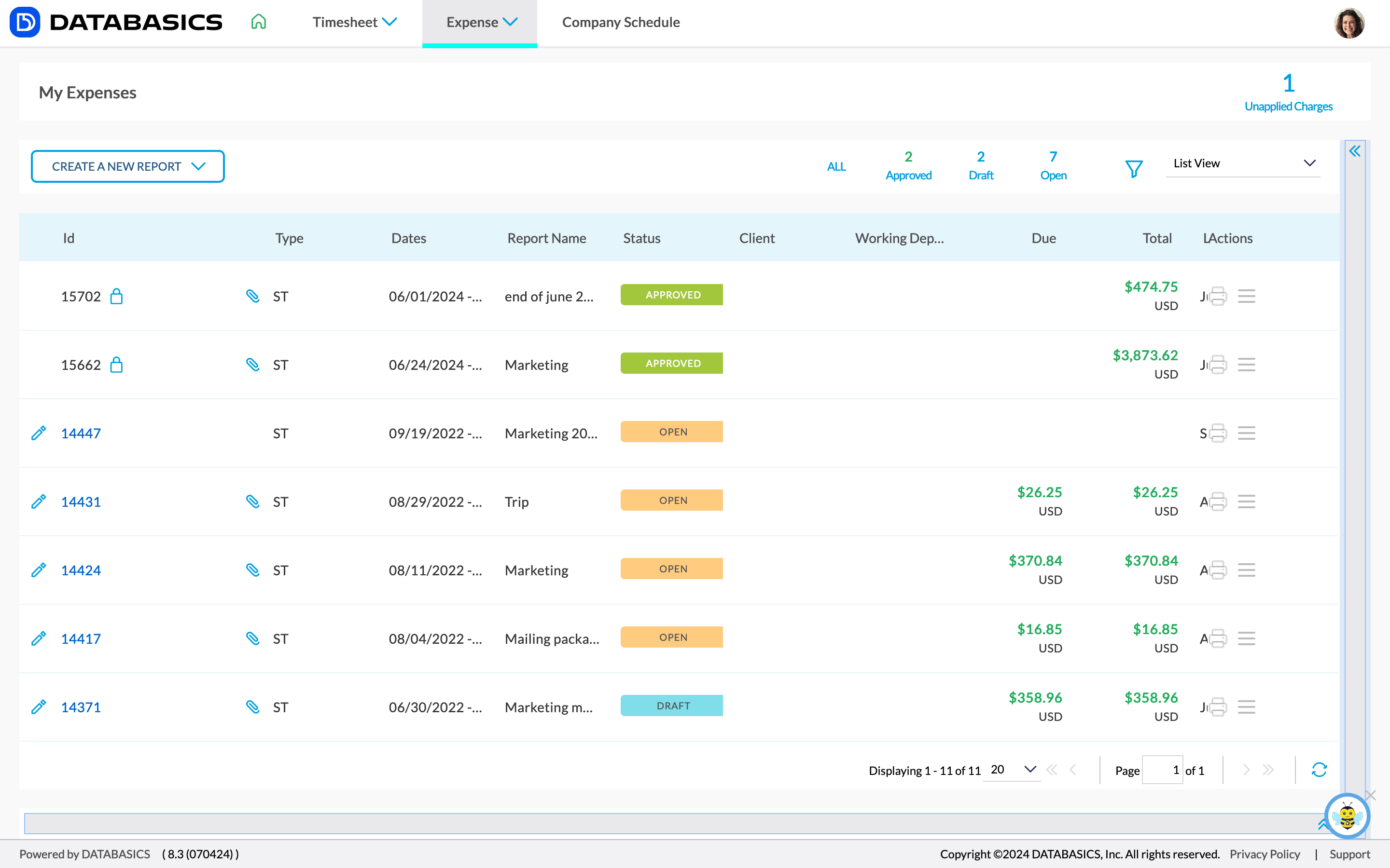 DATABASICS Expense Software - 2025 Reviews, Pricing & Demo
