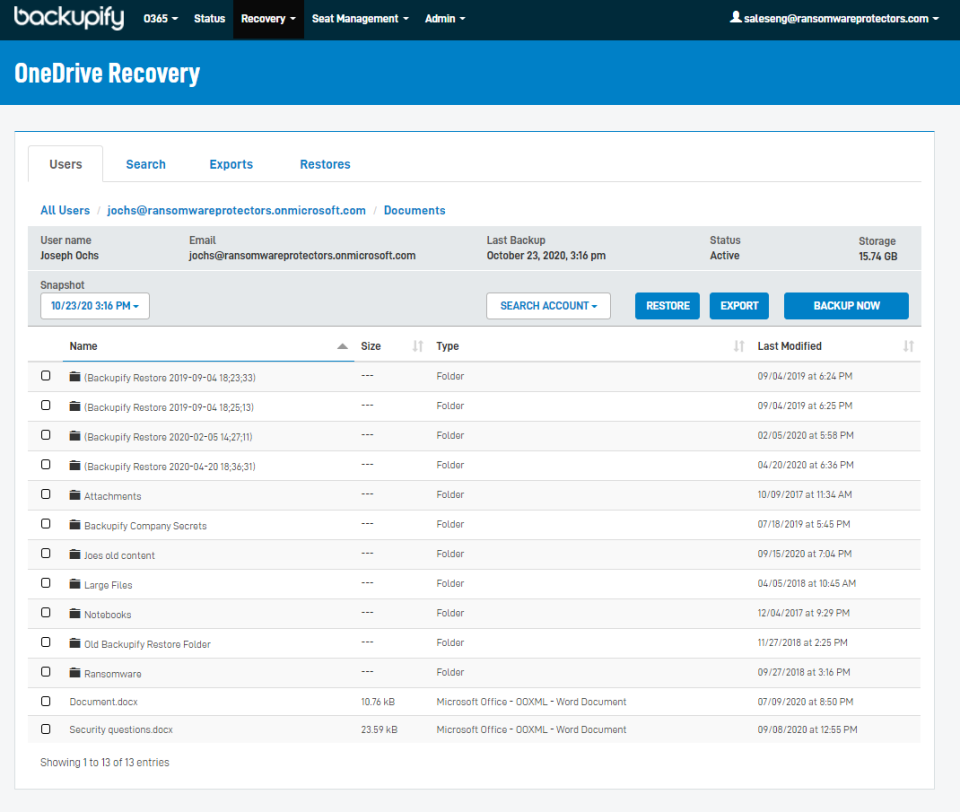 Backupify Cost & Reviews - Capterra Australia 2025