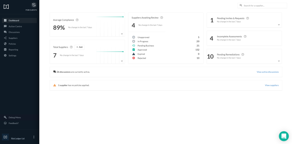 Risk Ledger Software - 2025 Reviews, Pricing & Demo