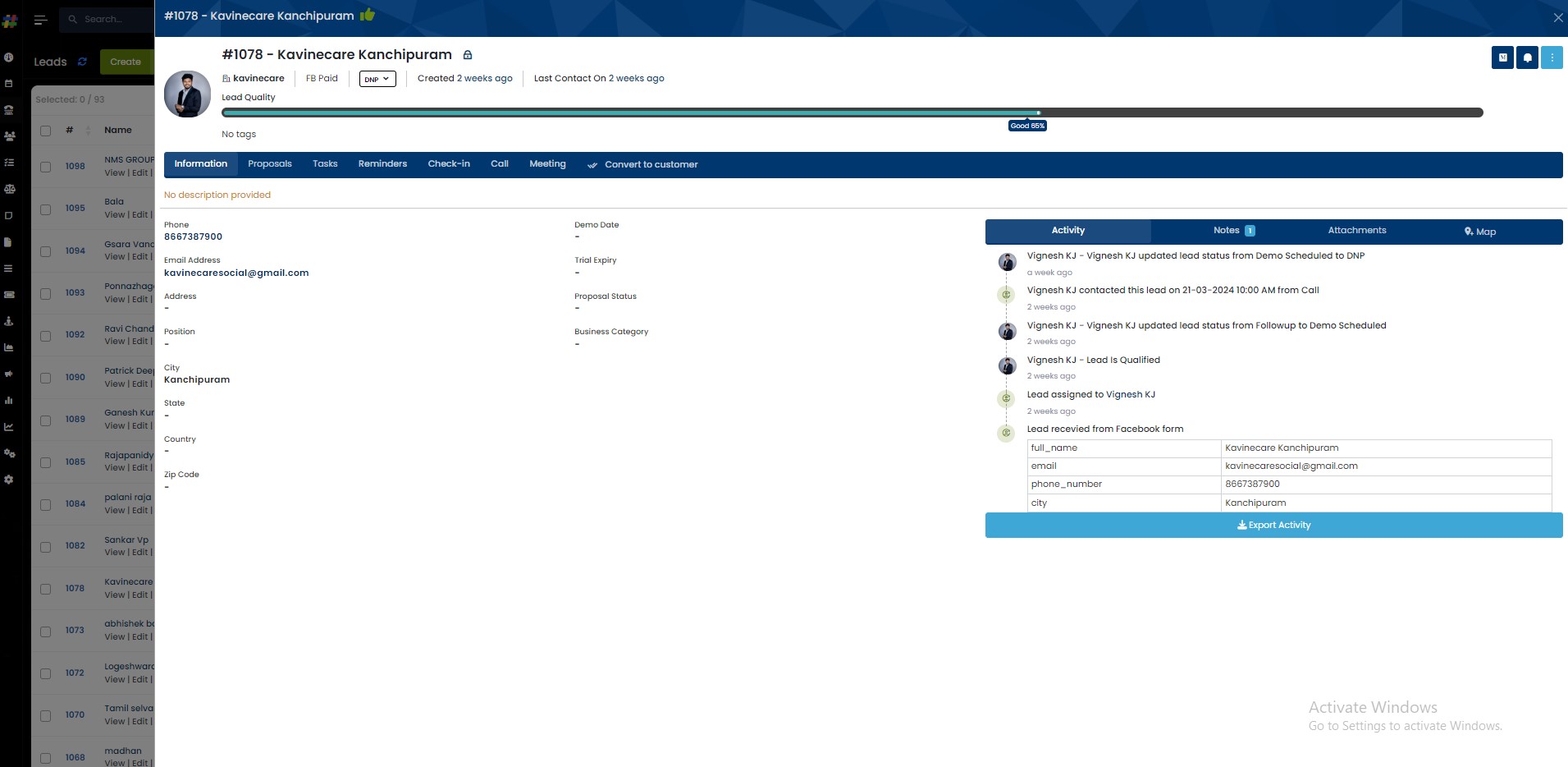 dovyo CRM Software Reviews, Demo & Pricing - 2024