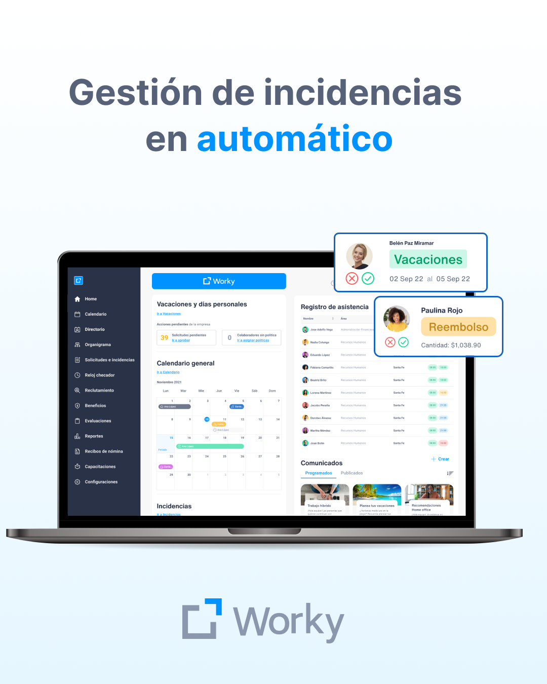 Worky: precios, funciones y opiniones | GetApp México 2024