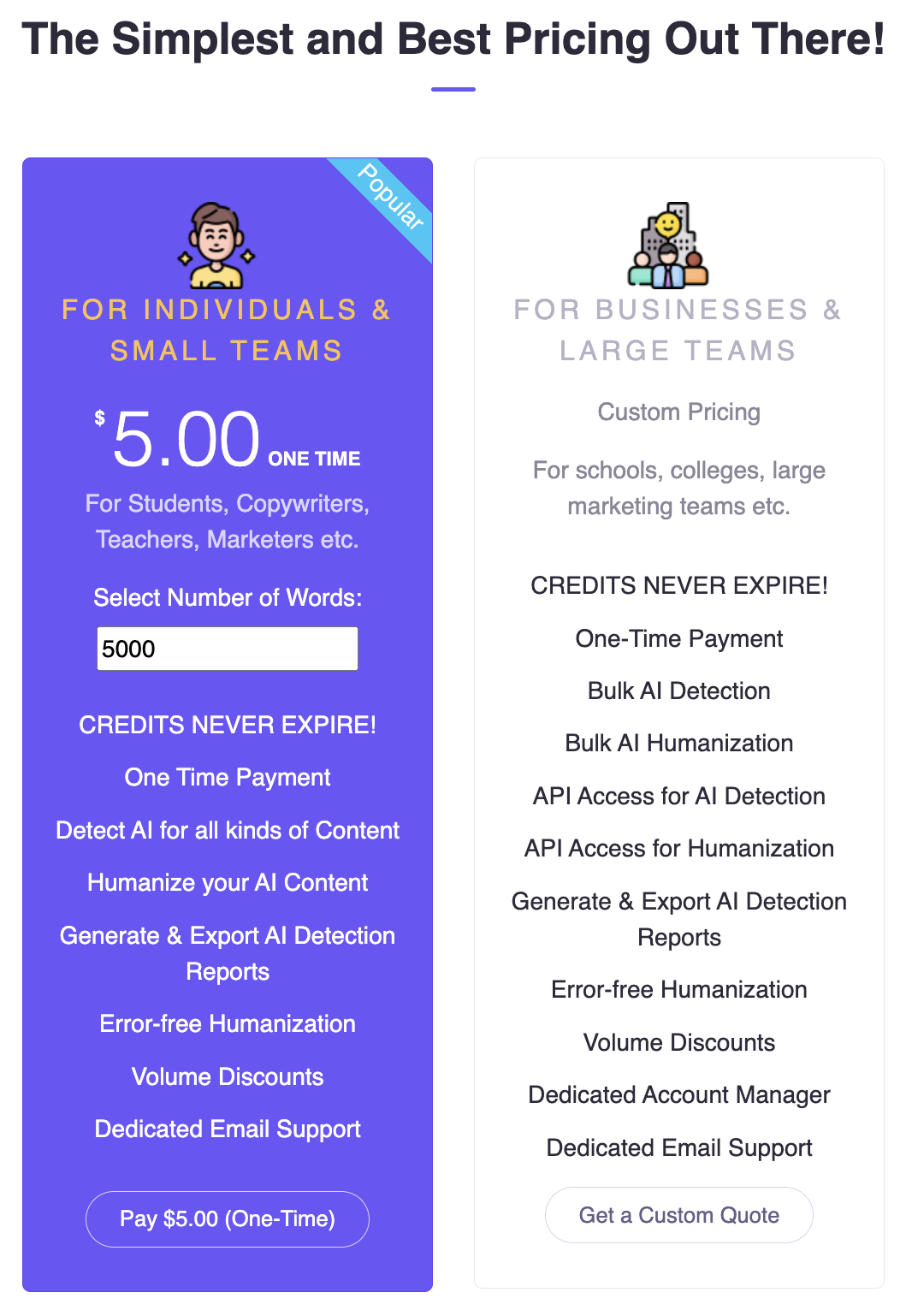 AIDetectPlus Pricing, Alternatives & More 2025 | Capterra