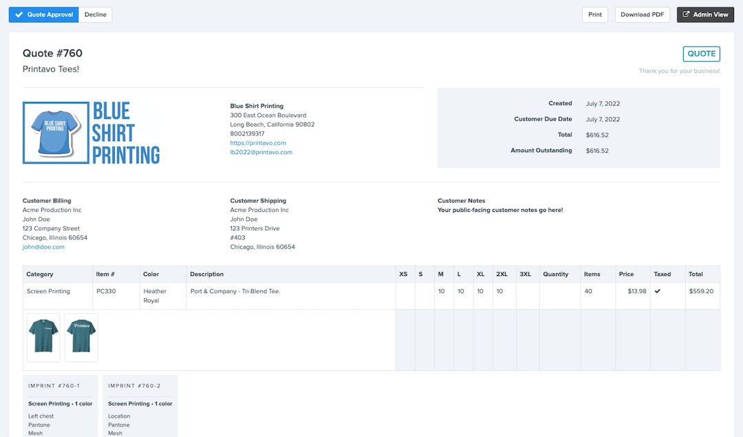 Printavo Software - 2025 Reviews, Pricing & Demo