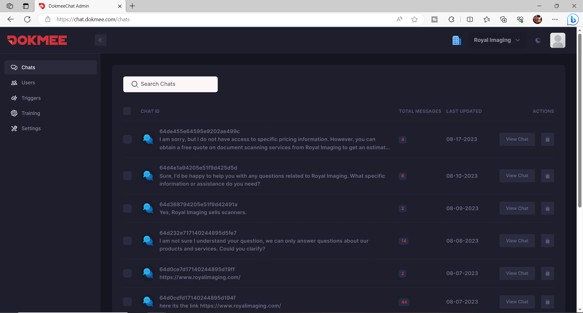 Dokmee AI Chat Software | Reviews, Pricing & Demos - SoftwareAdvice GB