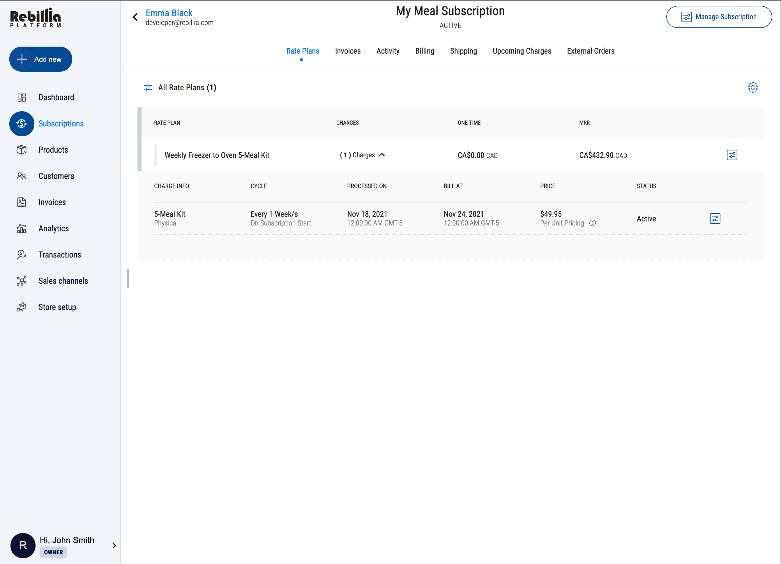 Rebillia Platform Software - 2025 Reviews, Pricing & Demo