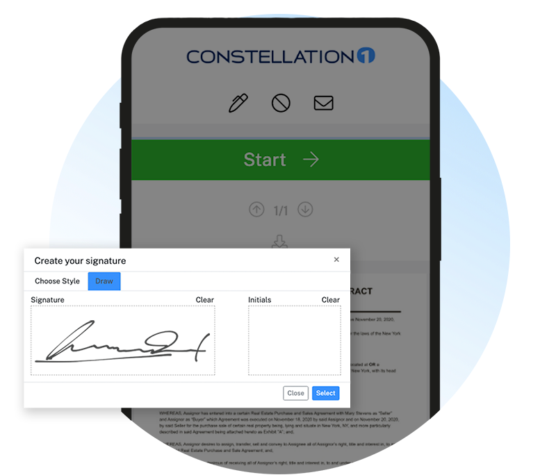 Constellation1 eSign Software - 2023 Reviews, Pricing & Demo