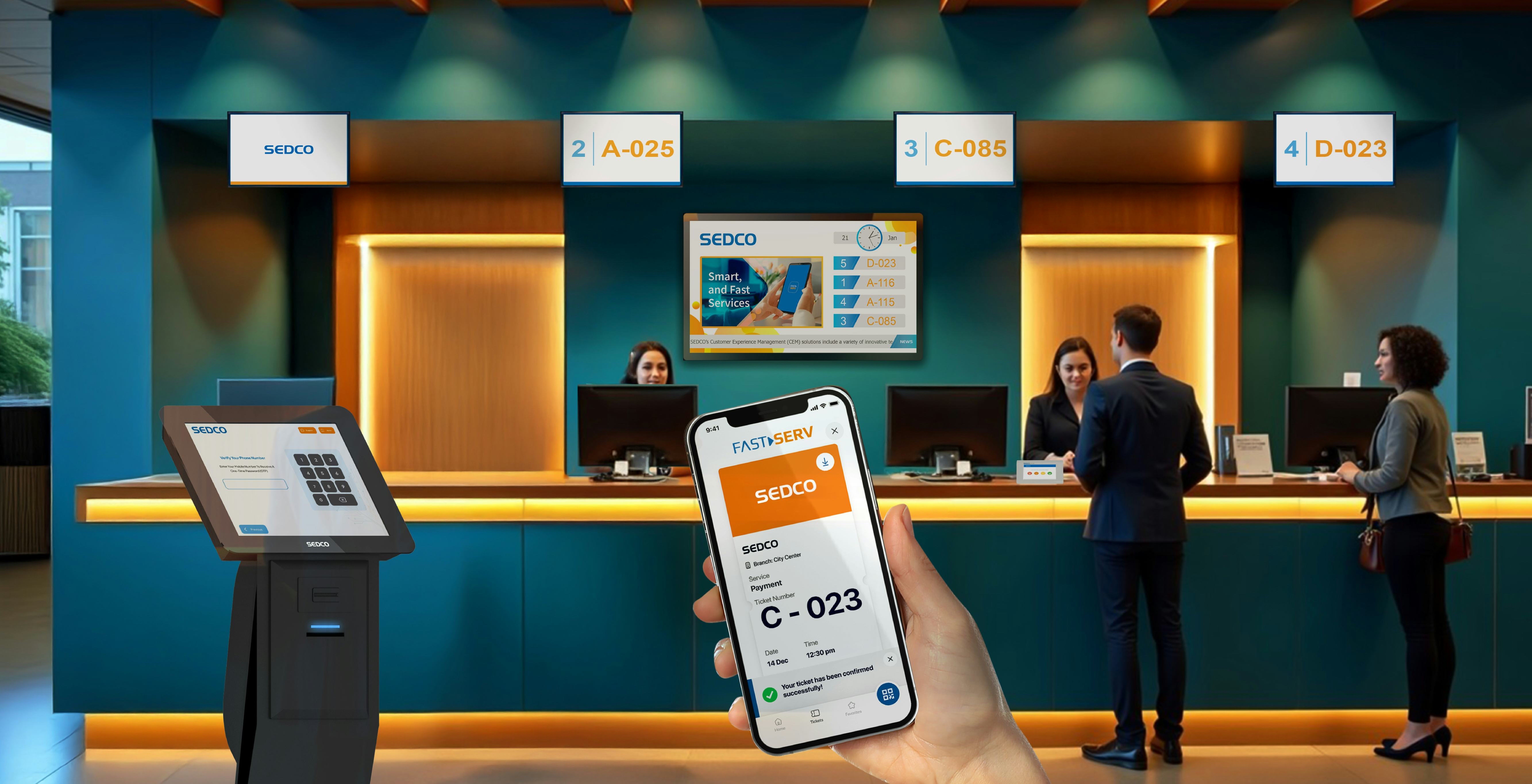 SEDCO Queue Management System Software - 2025 Reviews, Pricing & Demo