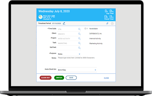 DATABASICS Time Reviews, Cost & Features | GetApp Australia 2024