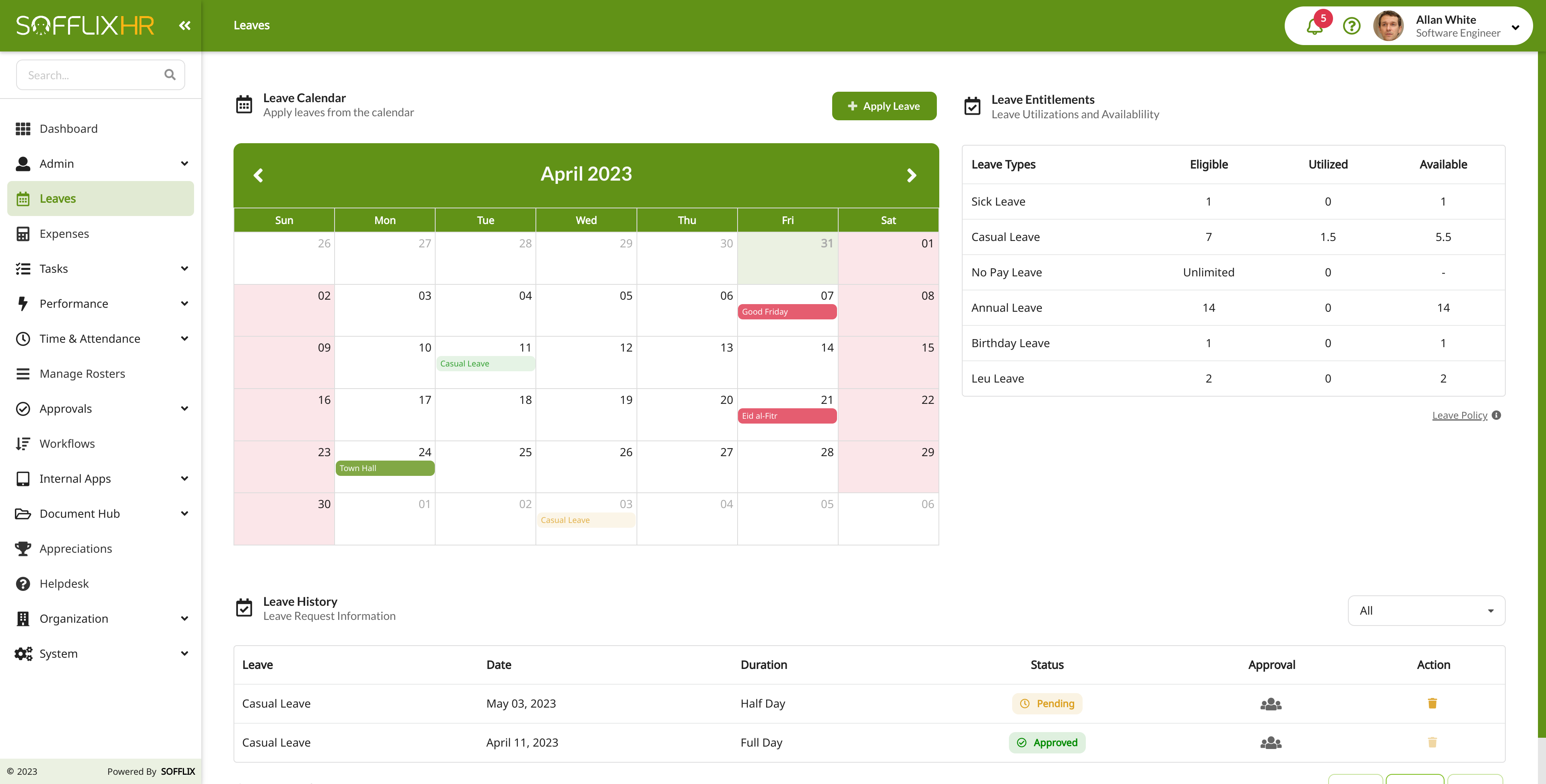 SOFFLIX HR Reviews, Prices & Ratings | GetApp Canada 2025
