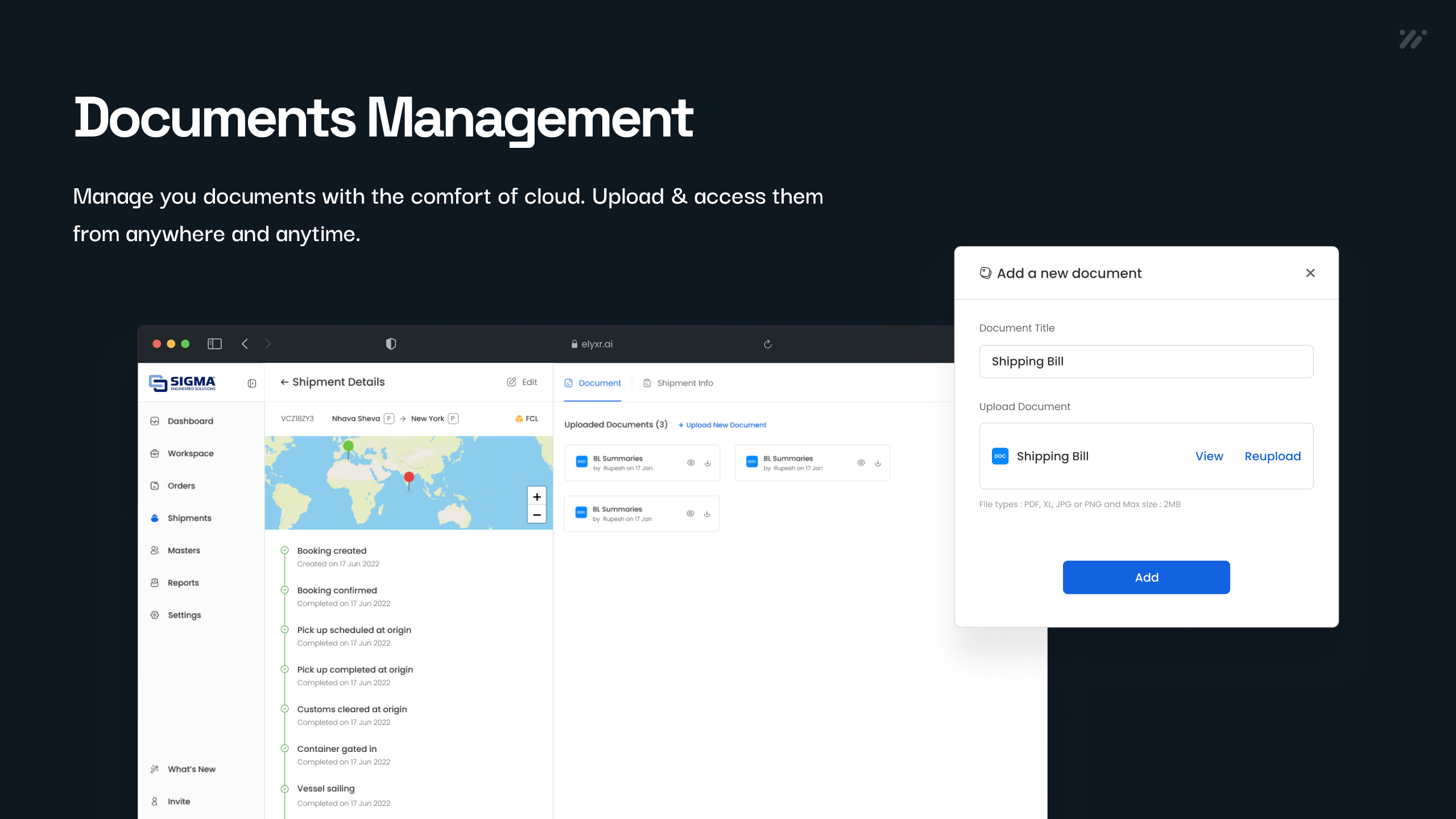 Elyxr Supply Chain Control Tower Software Reviews, Demo & Pricing - 2024