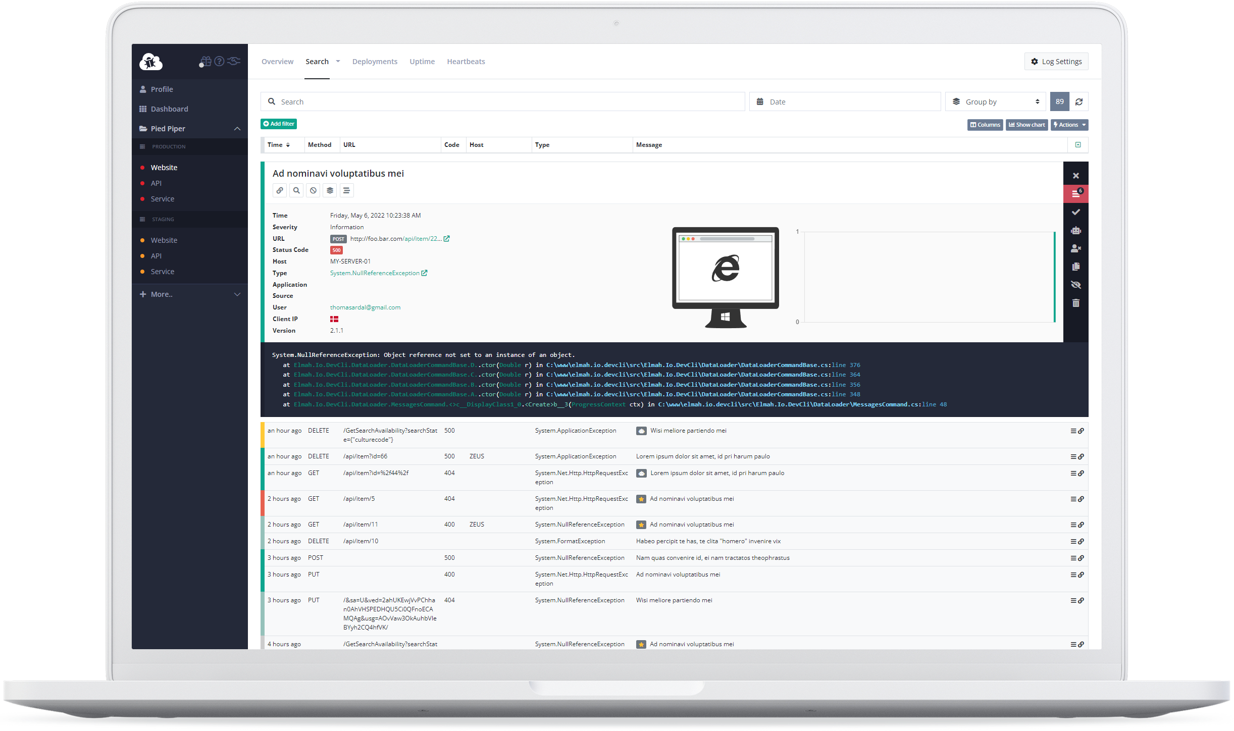 elmah.io Software - 2025 Reviews, Pricing & Demo