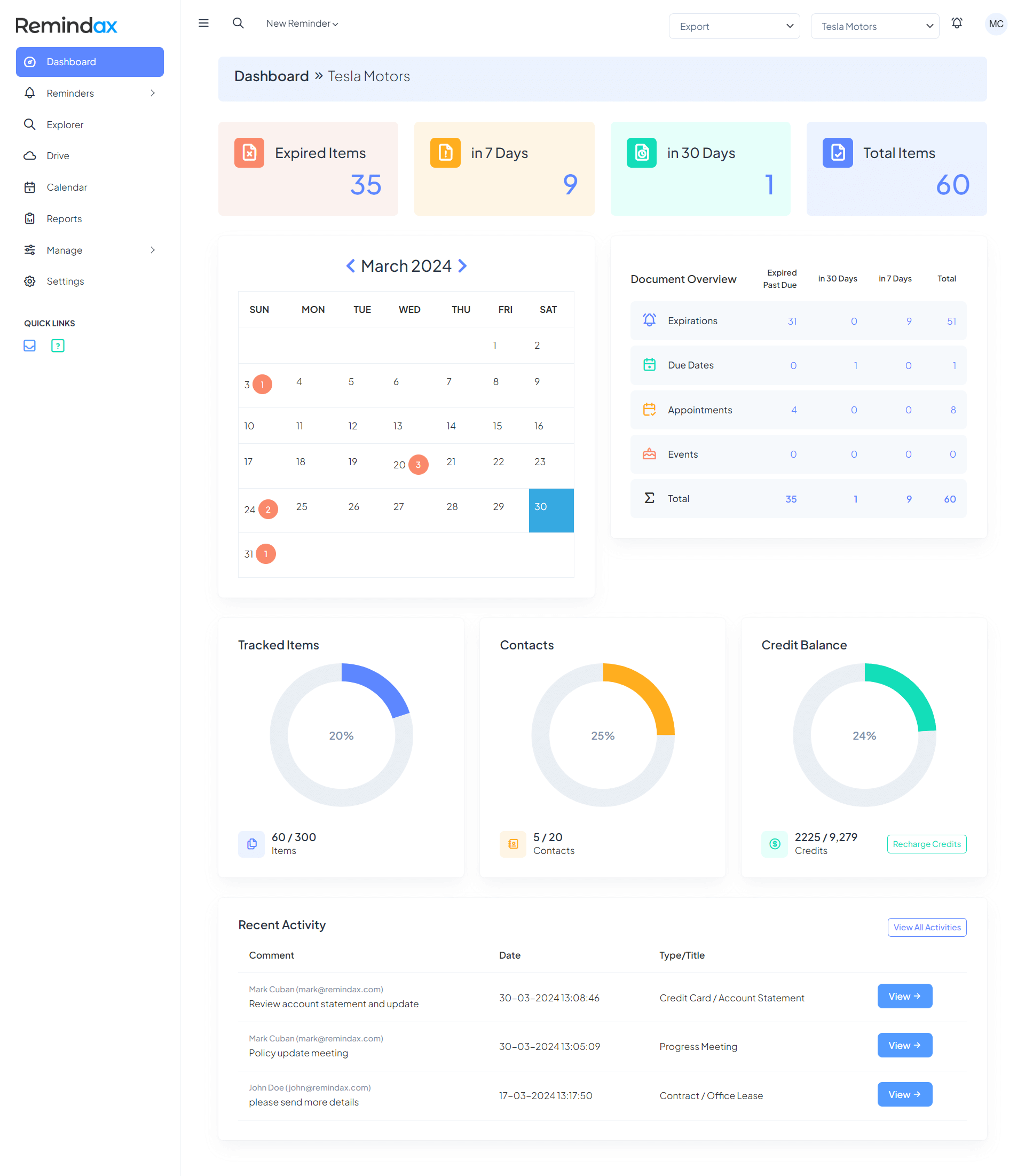 Remindax Software - 2025 Reviews, Pricing & Demo