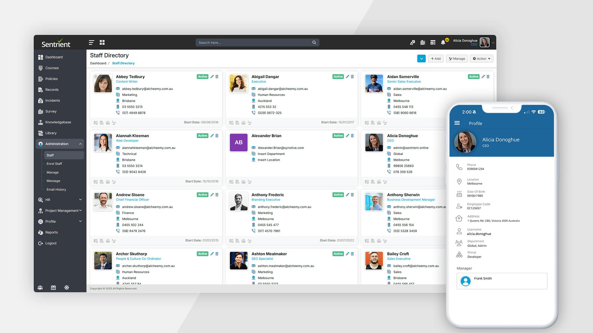 Sentrient | Reviews, Pricing & Demos - SoftwareAdvice AU
