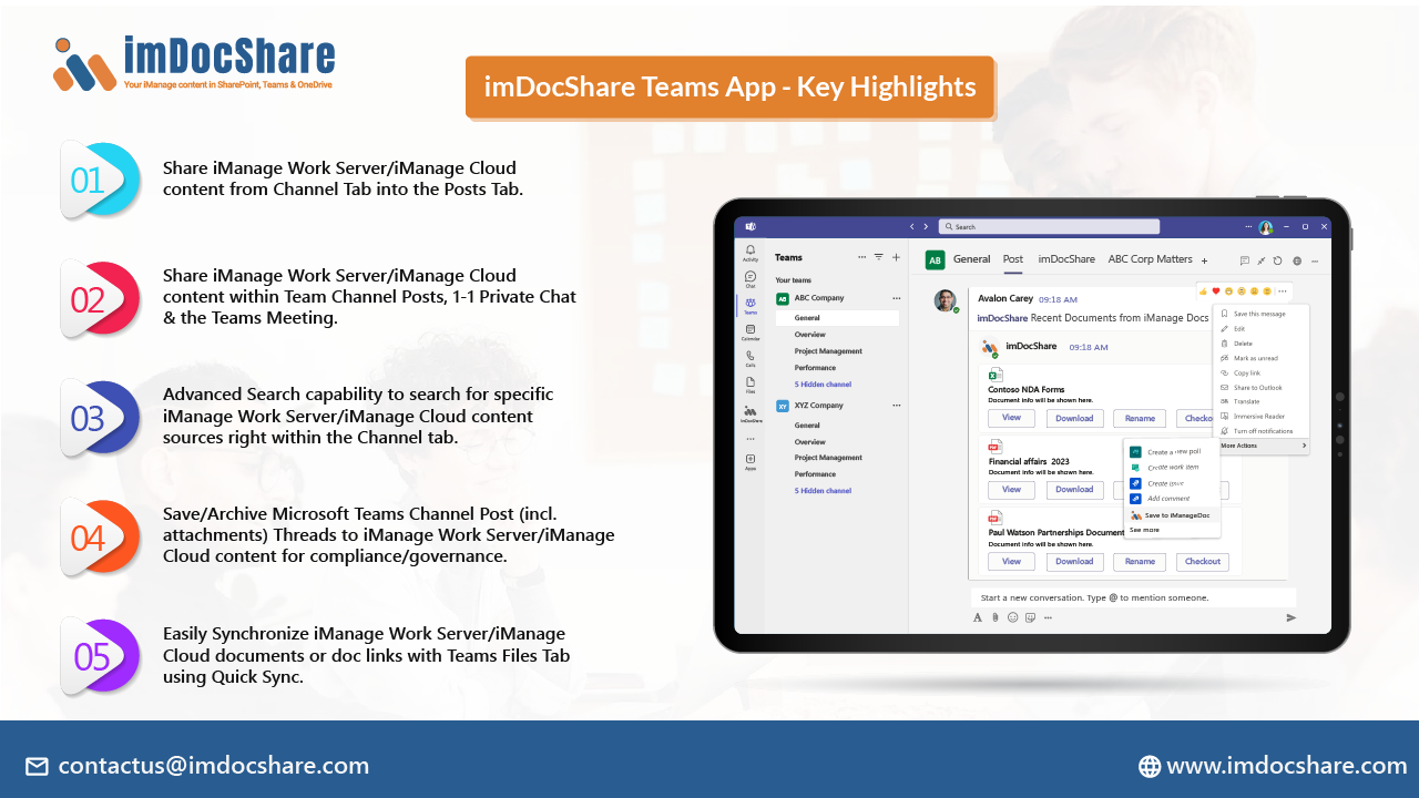 imDocShare Teams app 2025 Pricing, Features, Reviews & Alternatives | GetApp