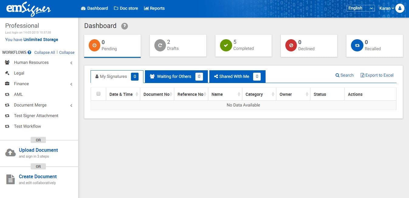 emsigner Software - 2023 Reviews, Pricing & Demo
