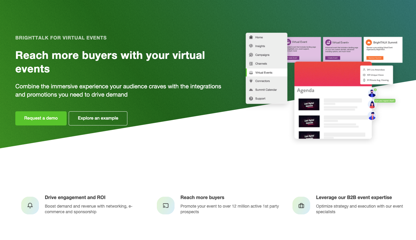BrightTALK Virtual Events - Avis, notes, prix et abonnements - Capterra ...
