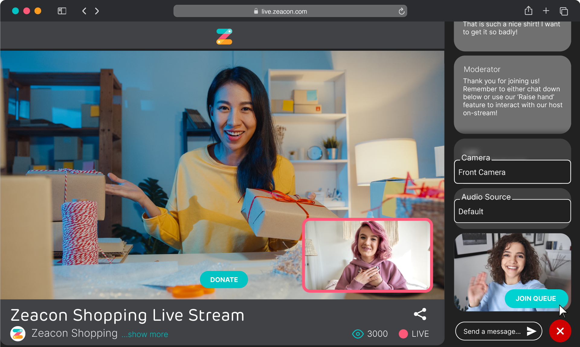 Zeacon Live Studio - Prix, tarif, abonnement et avis | GetApp France 2025