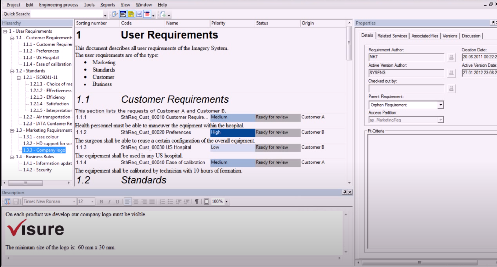Visure Requirements Software - 2021 Reviews, Pricing & Demo