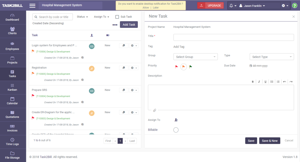 Task2Bill Pricing, Alternatives & More 2025 | Capterra