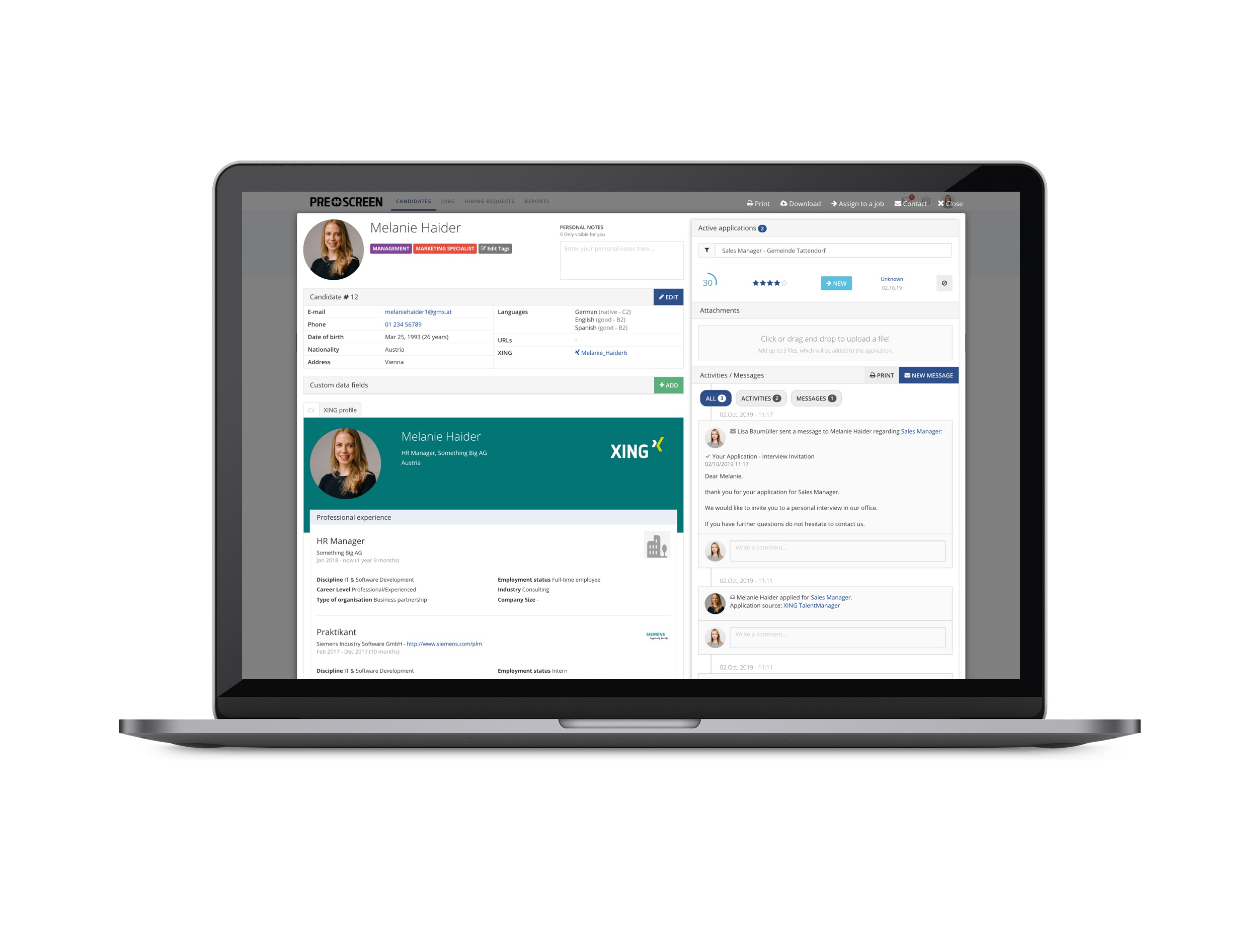 onlyfy one Bewerbungsmanager Reviews, Cost & Features | GetApp ...