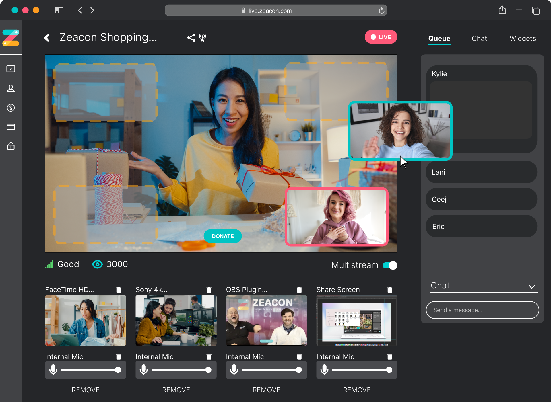 Zeacon Live Studio Software - 2025 Reviews, Pricing & Demo