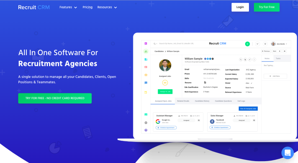 Recruit CRM Pricing, Alternatives & More 2021 - Capterra