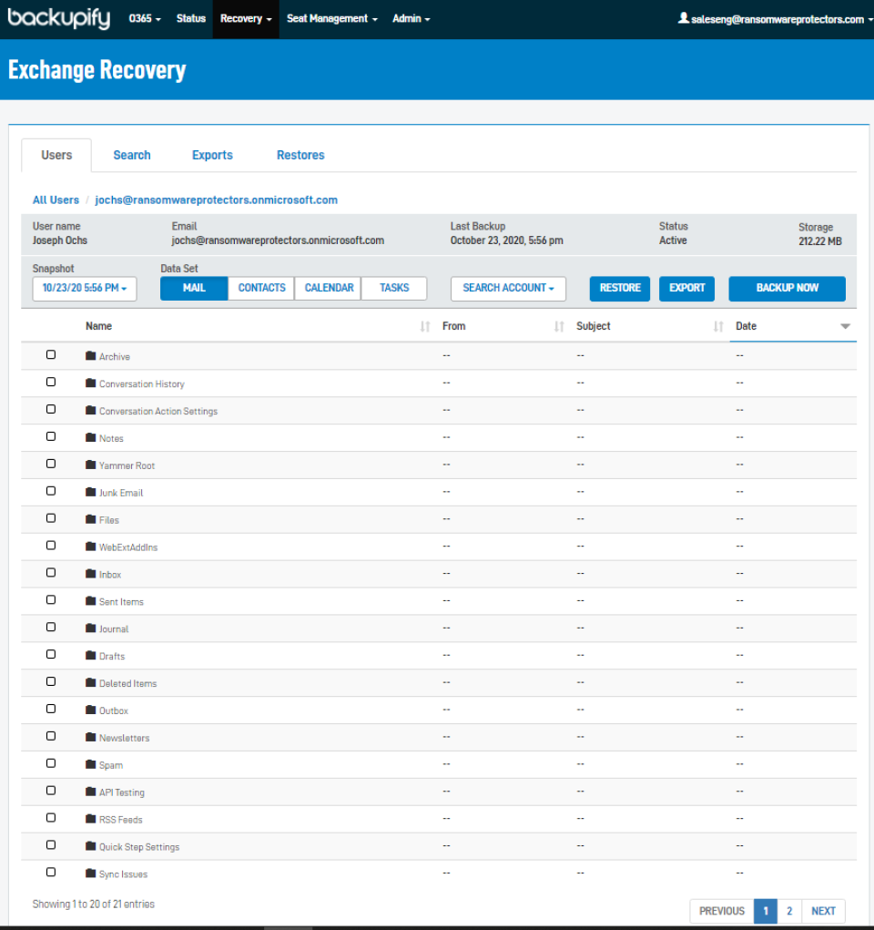 Backupify Cost & Reviews - Capterra Australia 2025