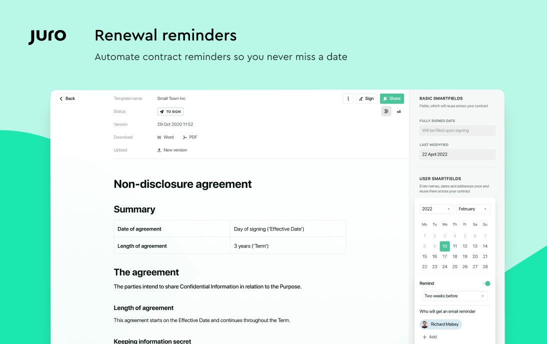 Juro Software Reviews, Demo & Pricing - 2023