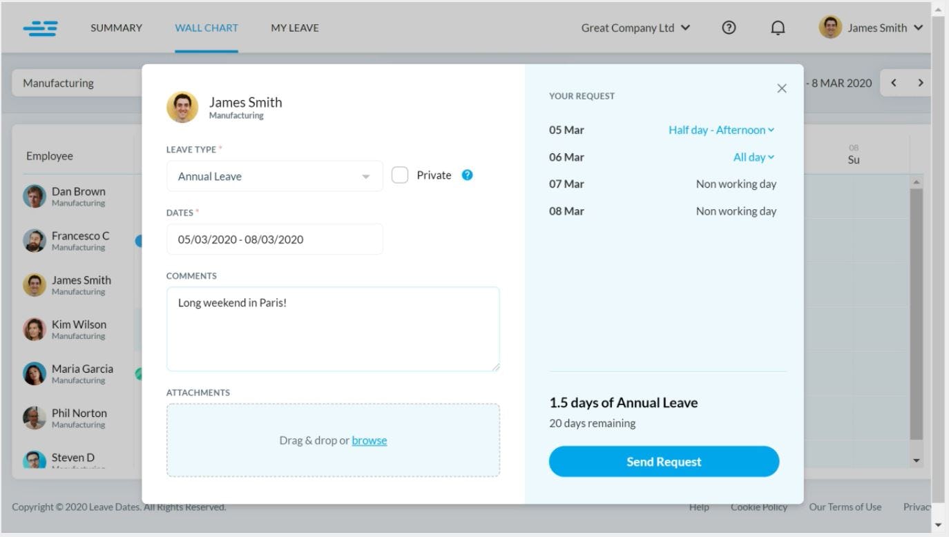Leave Dates Software - 2023 Reviews, Pricing & Demo