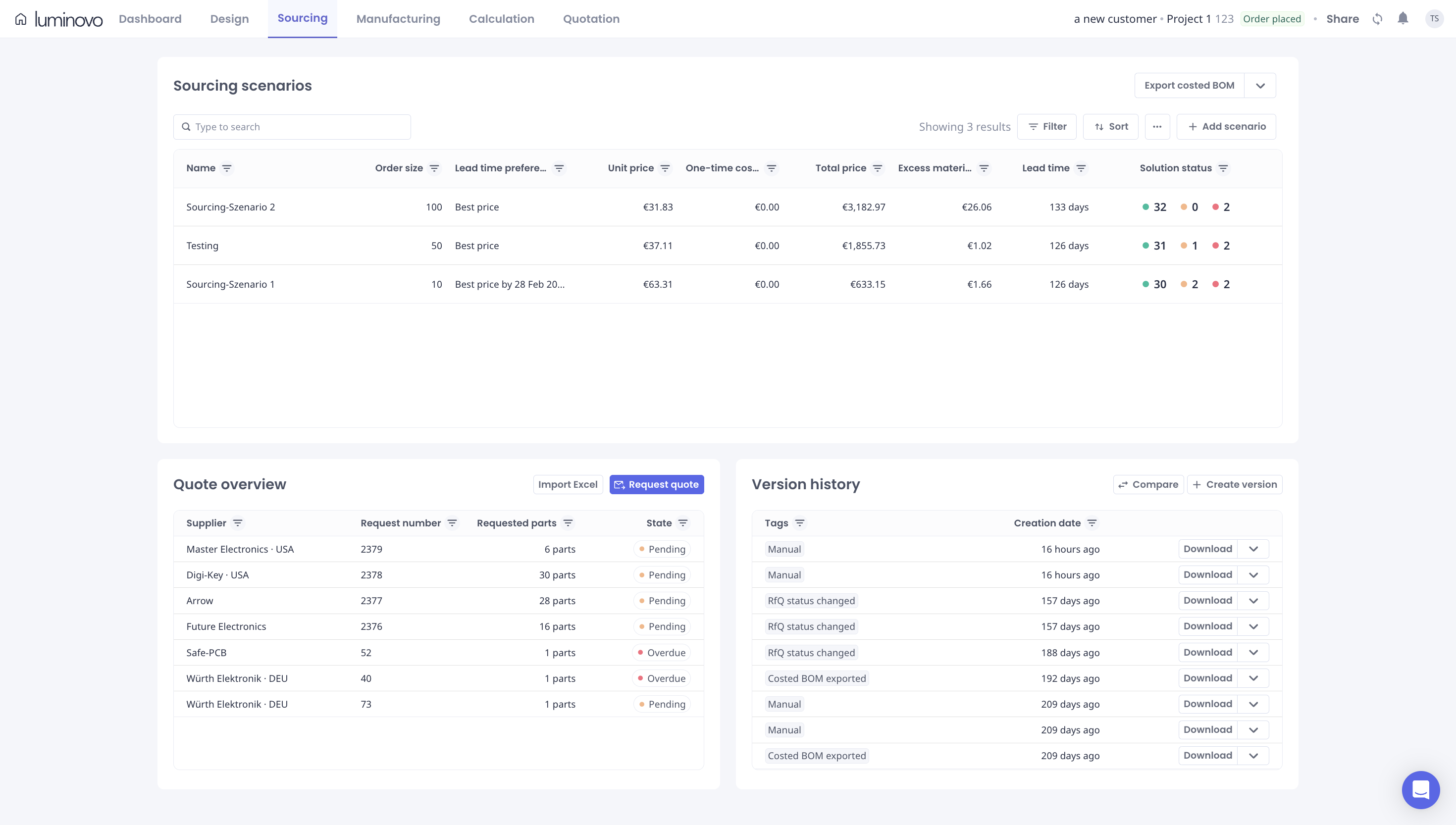 Luminovo Software - 2024 Reviews, Pricing & Demo