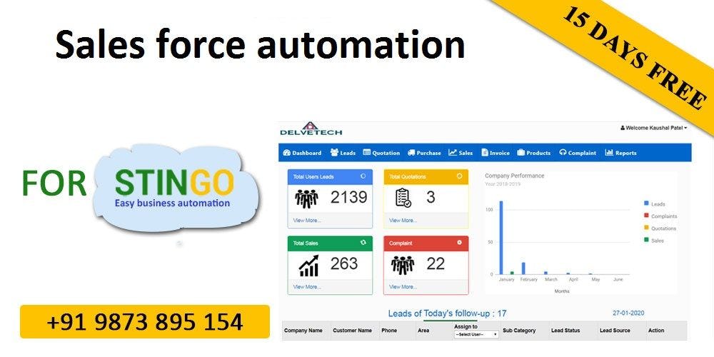 Stingo CRM Build in Telephony Software - 2025 Reviews, Pricing & Demo