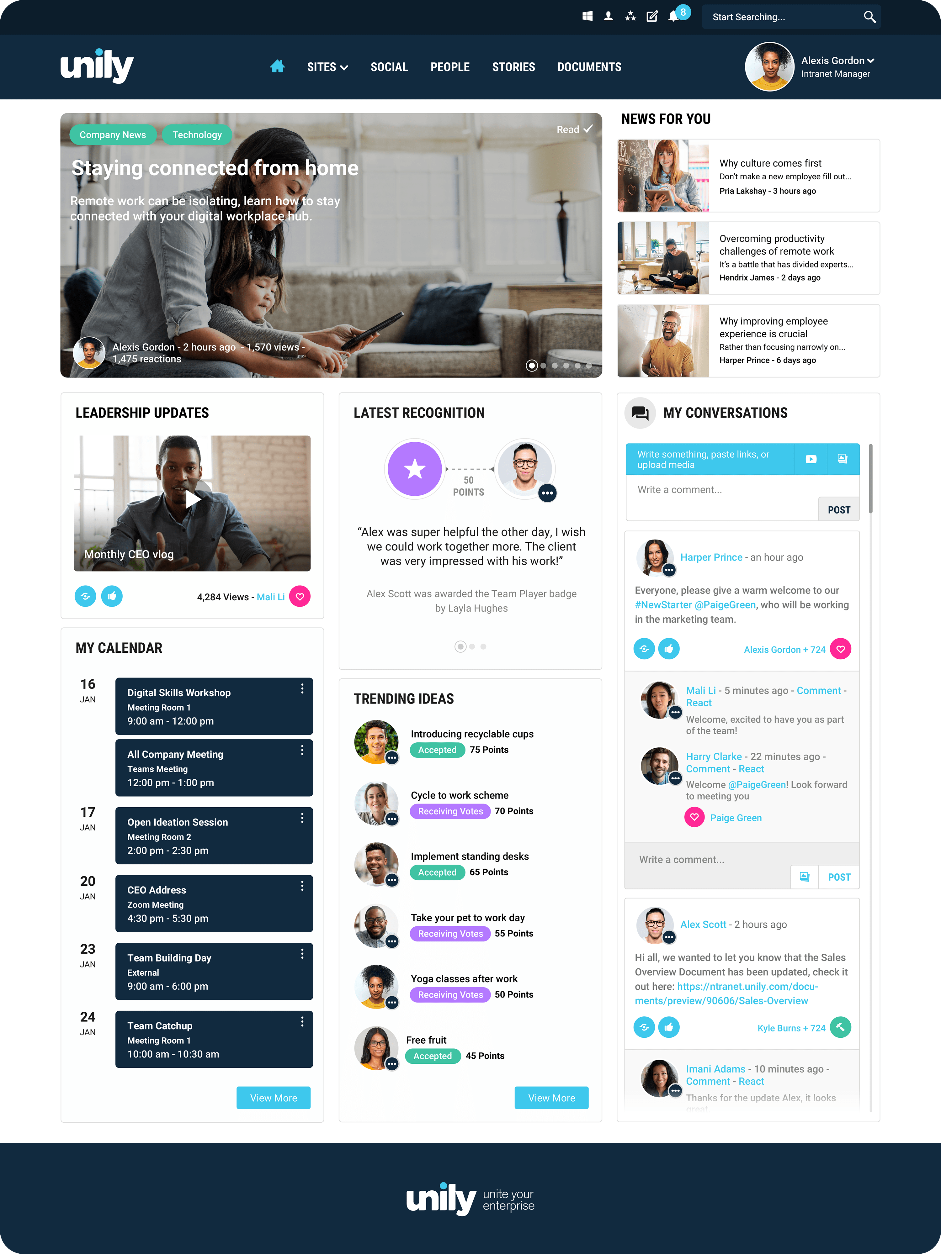 Unily: precios, funciones y opiniones | GetApp Chile 2025