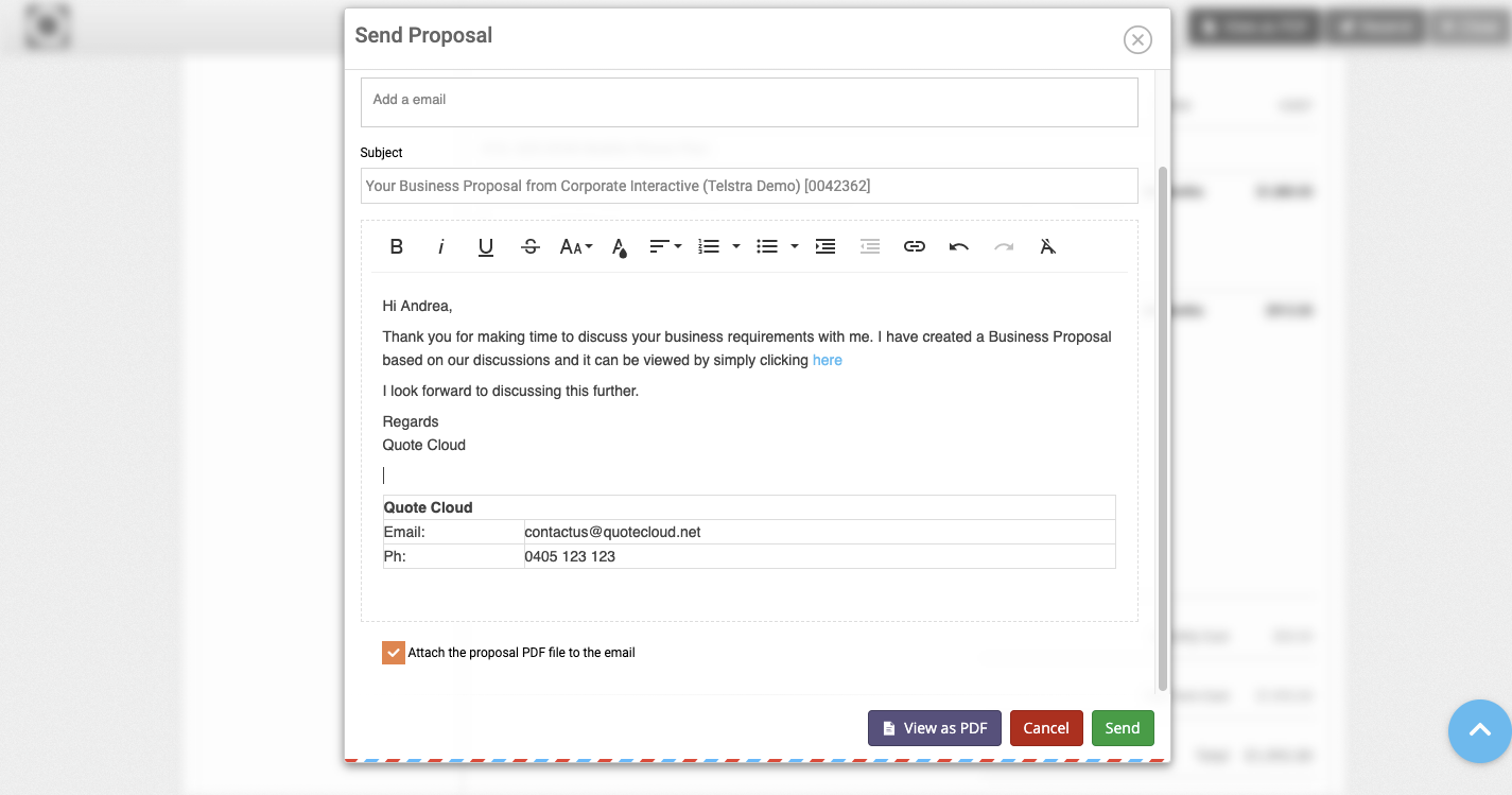 QuoteCloud Software - 2023 Reviews, Pricing & Demo