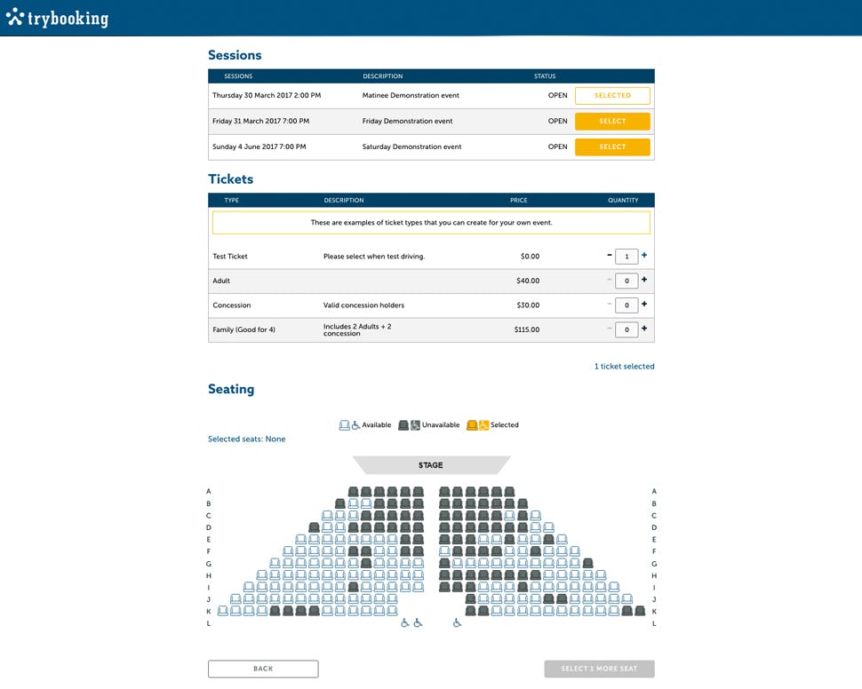 TryBooking Software - 2025 Reviews, Pricing & Demo