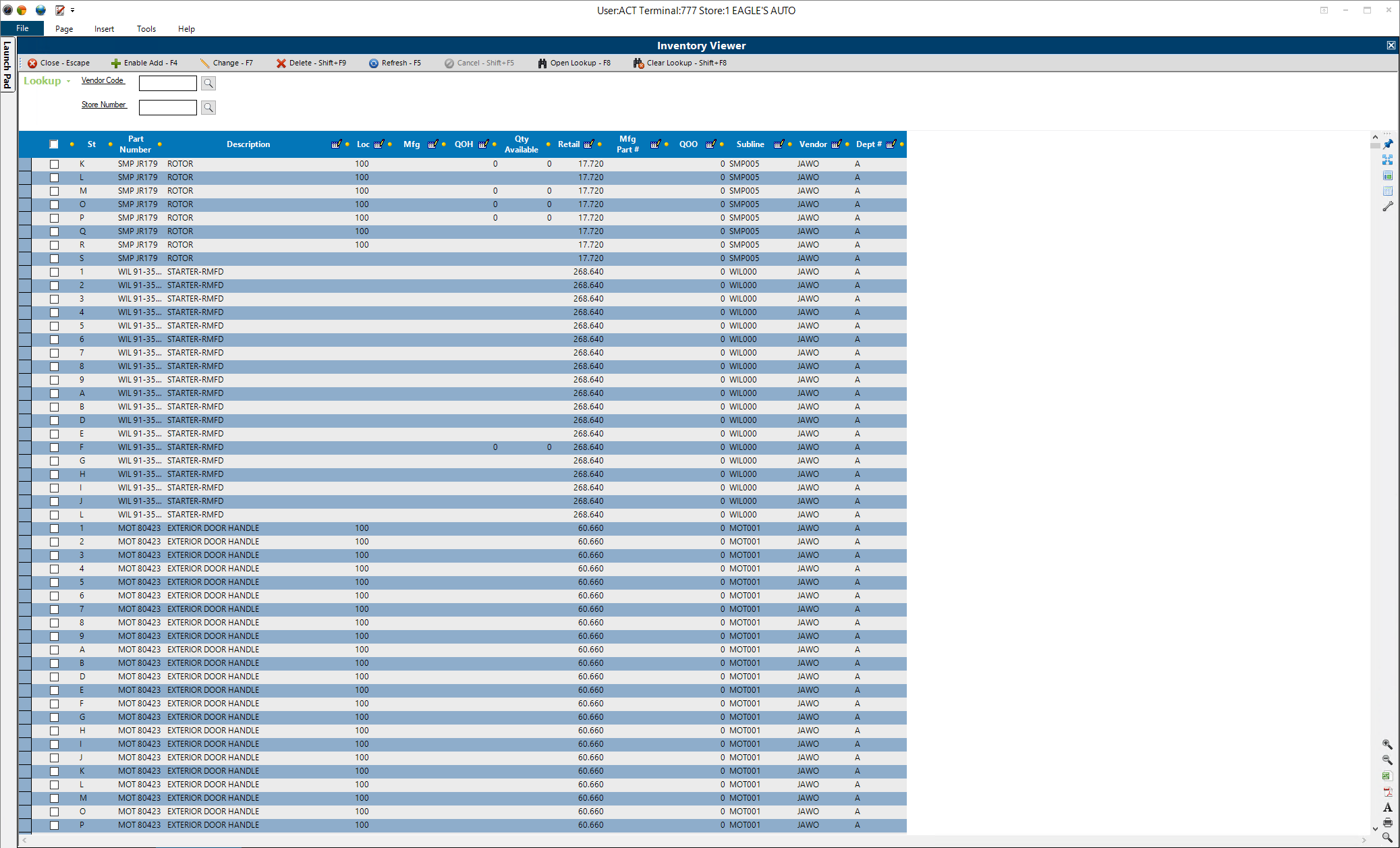 Epicor Eagle for the Aftermarket Software - 2025 Reviews, Pricing & Demo