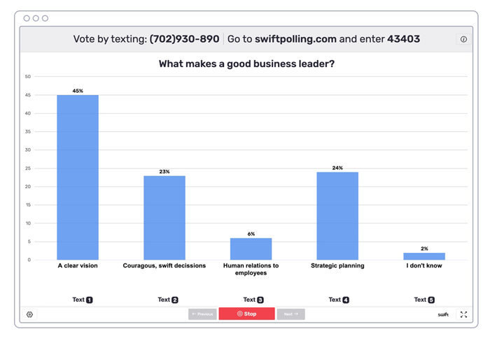 Swift Polling Software - 2025 Reviews, Pricing & Demo