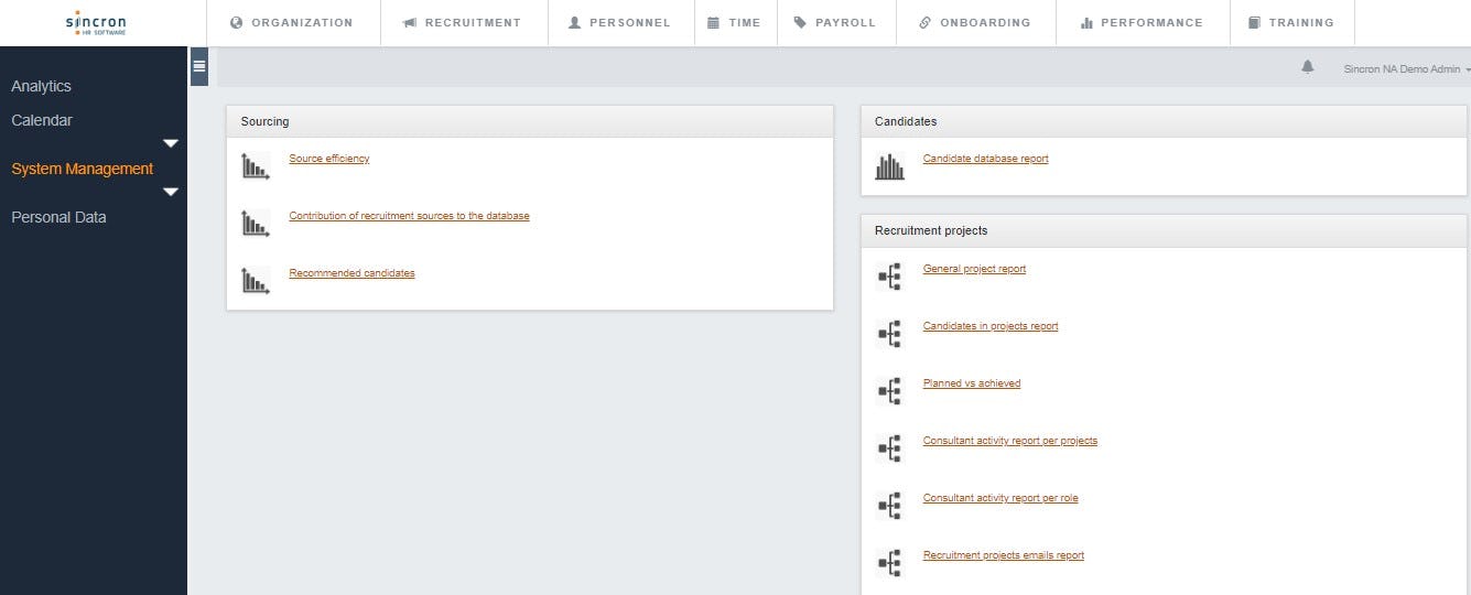 Sincron HR Software Software - 2025 Reviews, Pricing & Demo