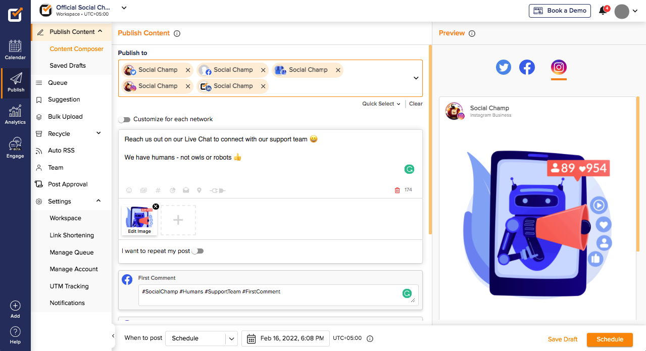 Social Champ Software - 2023 Reviews, Pricing & Demo