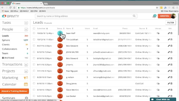 Brivity CRM Reviews, Demo & Pricing - 2021